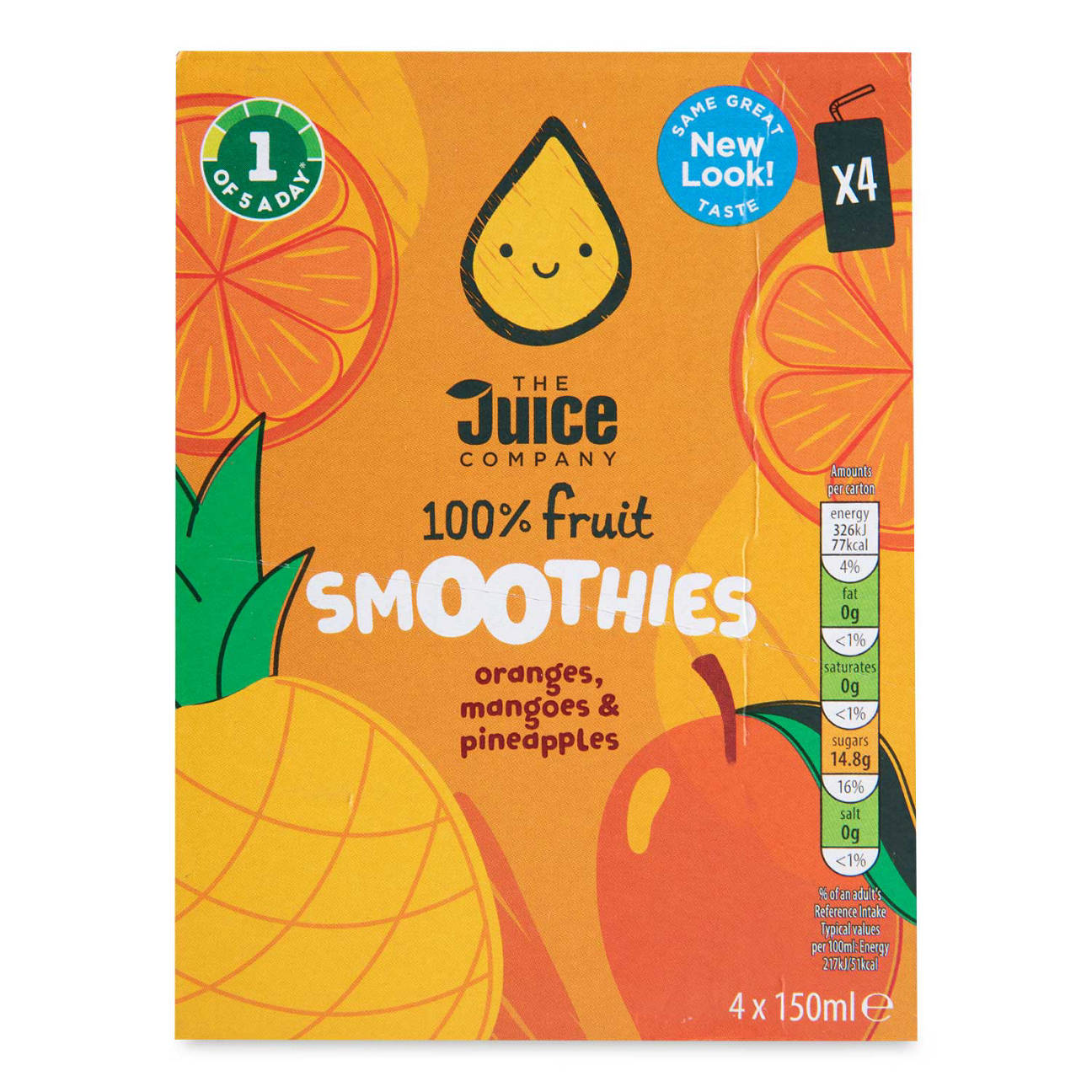 Oranges, Mangoes & Pinapples Smoothies 4 Pack | ALDI UK